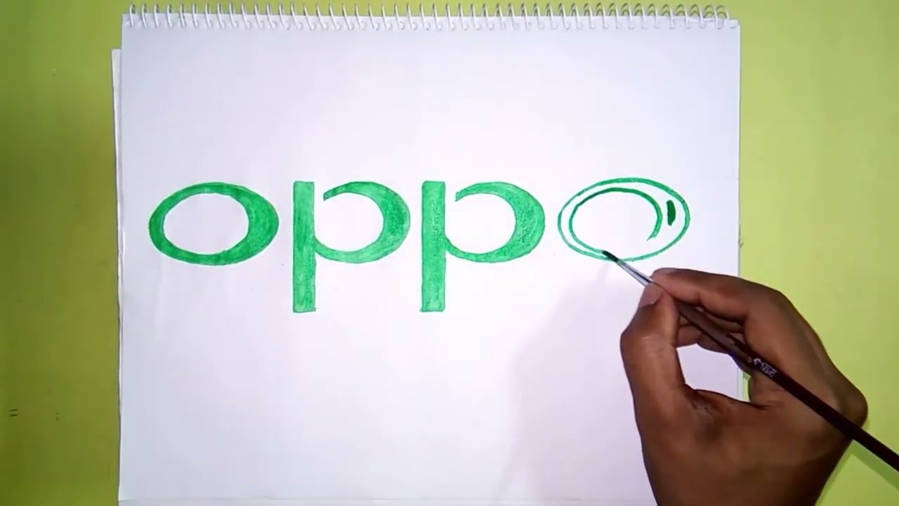 How to draw the OPPO logo - YouTube