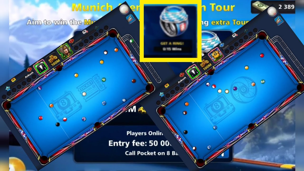 8 BALL POOL GAMEPLAY 8 BALL POOL MUNICH ARENA TABLE GAMEPLAY 2 EUROPEAN ...