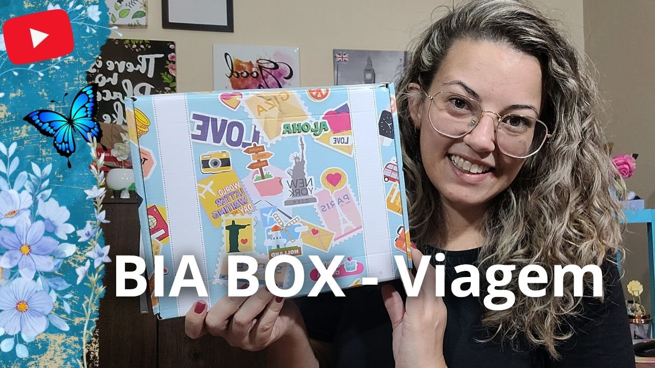 BIA BOX - Viagem . Unboxing Clube de papelaria de assinatura ...