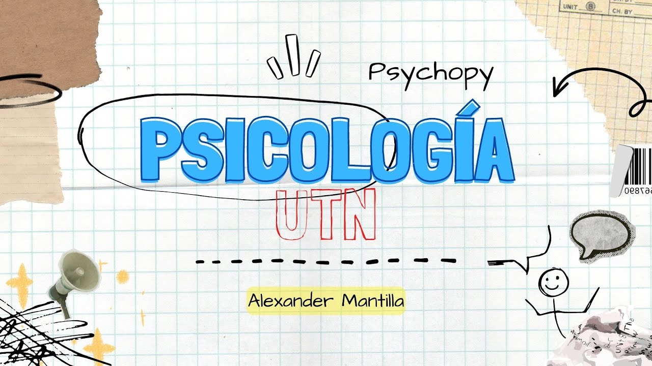 Tarea Cognitiva "Stop Signal Task" Tutorial PsychoPy-Alexander Mantilla - YouTube