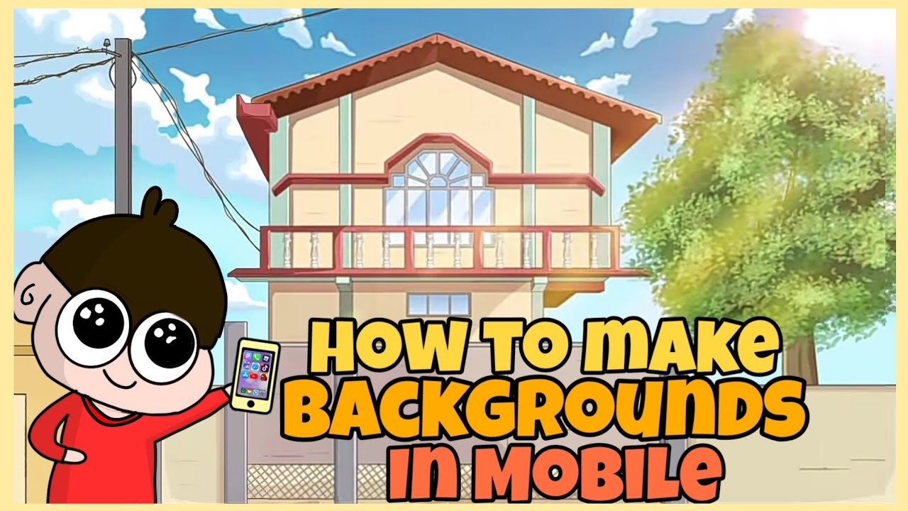 How To Make Cartoon Backgrounds || In Mobile || - YouTube