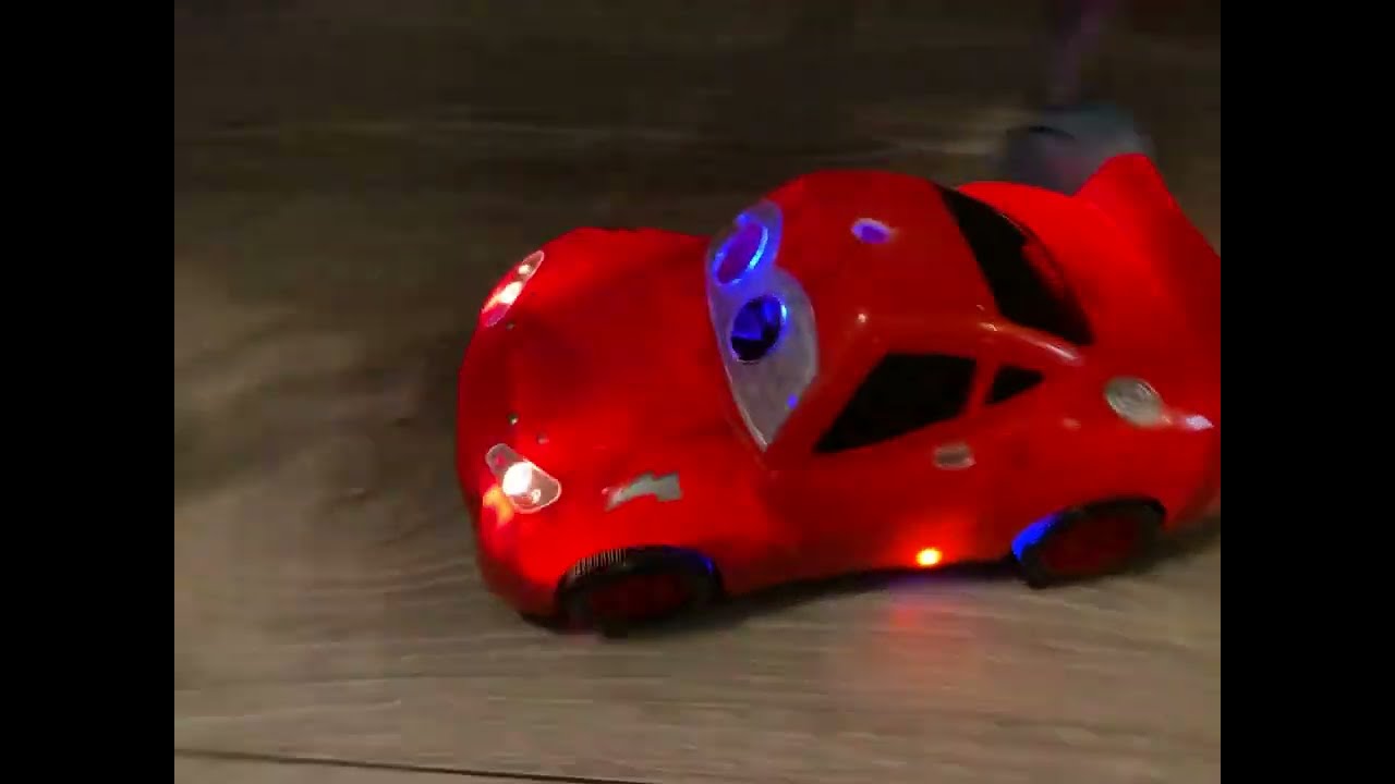 Funny Car King Lightning McQueen no stickers - YouTube