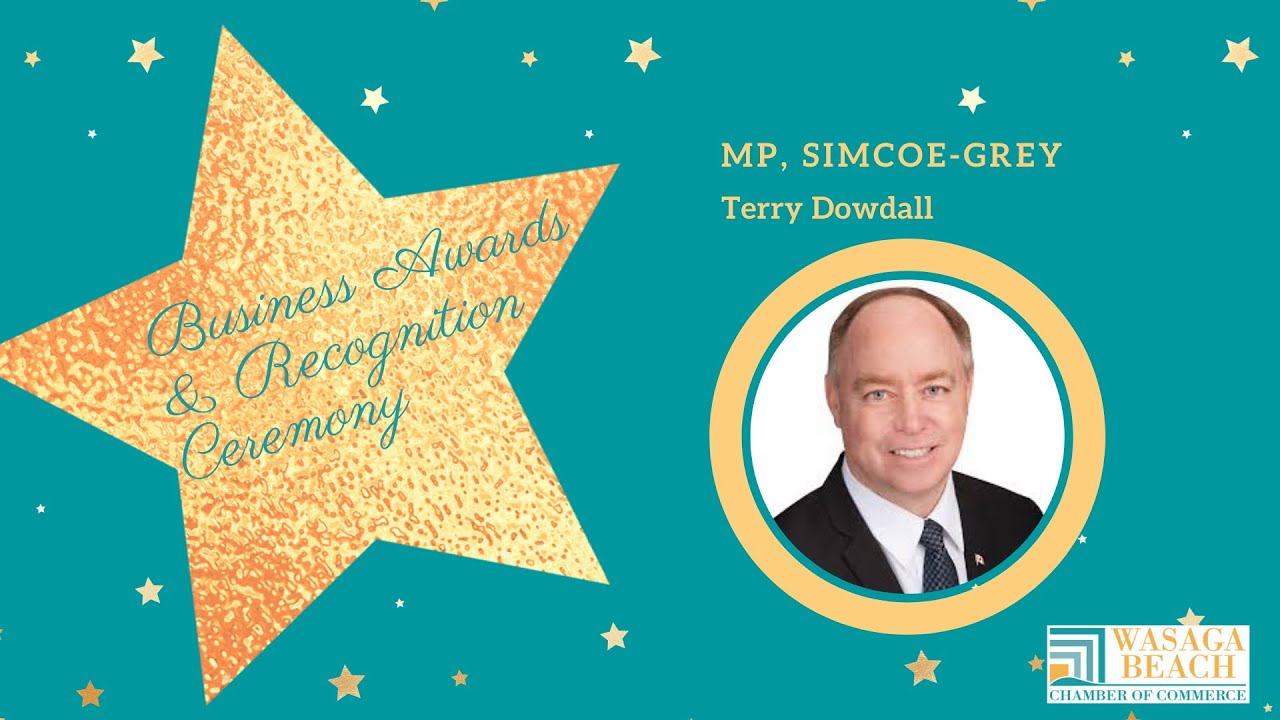 MP Terry Dowdall Saying A Few Words For The Wasaga Beach Chamber ...