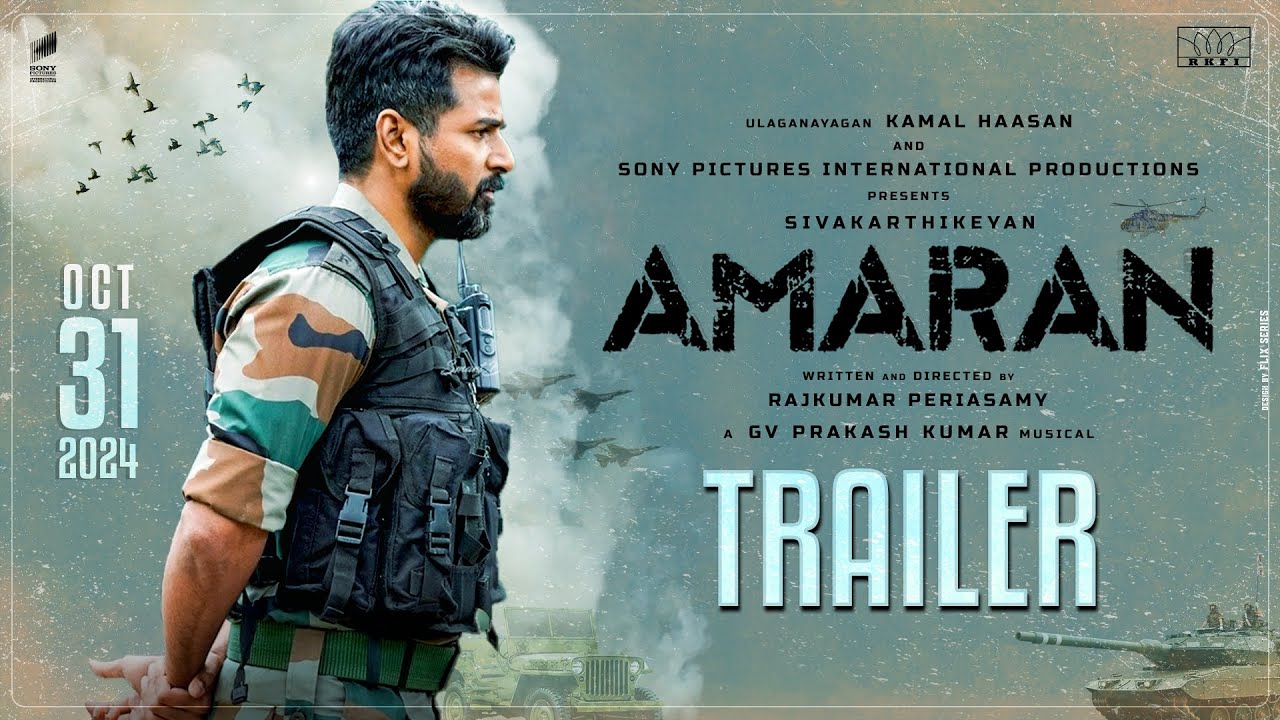 Amaran - Concept Trailer | Sivakarthikeyan | Rajkumar | GV Prakash ...