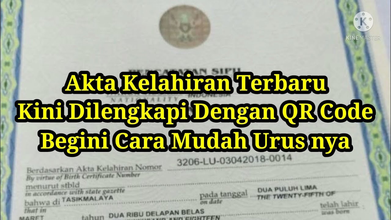 Cara Mengurus Akta Kelahiran Terbaru Yang Kini Di Lengkapi QR Code, Mudah & Gratis Loh Ternyata ...