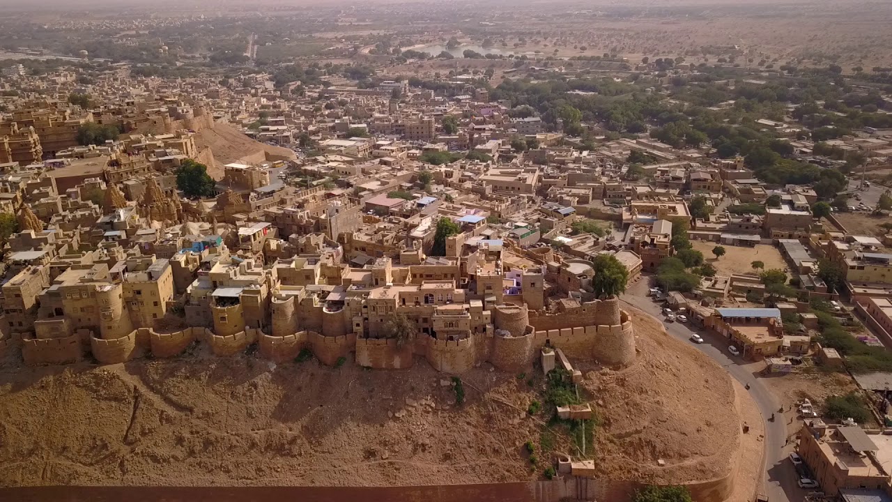View of Jaisalmer by Drone - YouTube