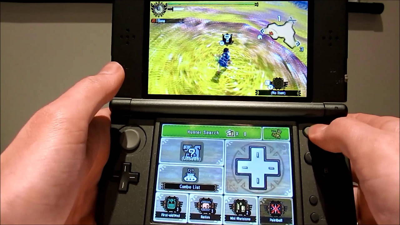 NEW Nintendo 3DS XL Monster Hunter 4 Ultimate Edition Unboxing and First Impression
