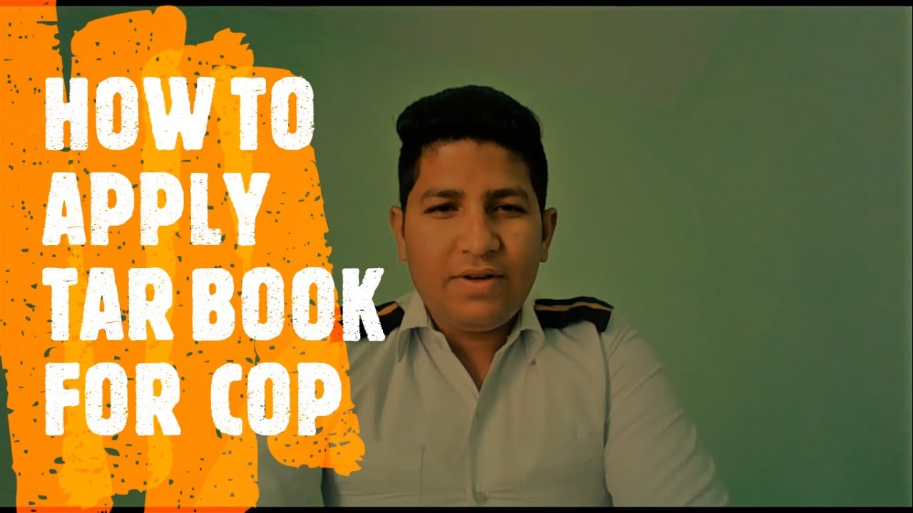 How To Apply Tar Book For COP - YouTube
