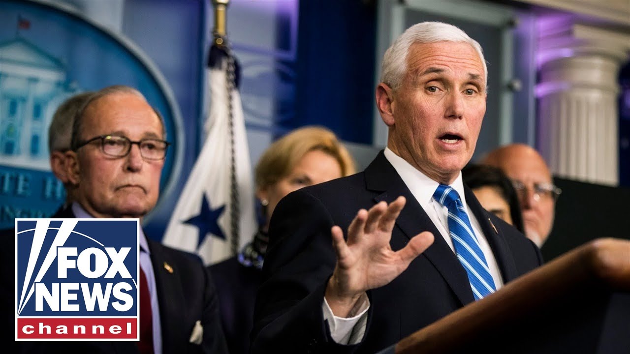 Pence holds Coronavirus Task Force briefing - YouTube