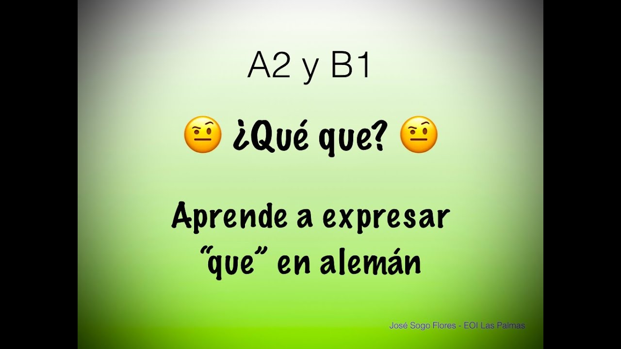 A2 y B1 - ¿Qué que? Aprende los diferentes usos del español "qué" en ...