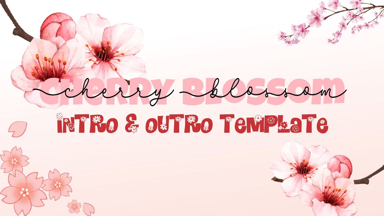 Pink Intro & Outro Template | No Text - YouTube