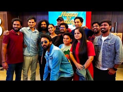 Happy Ending Movie Team After Premier Show | Actor Yash Puri | Actress ...