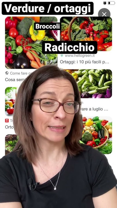 Learn Italian Vocabulary - Vegetable - La verdura / Gli ortaggi - YouTube