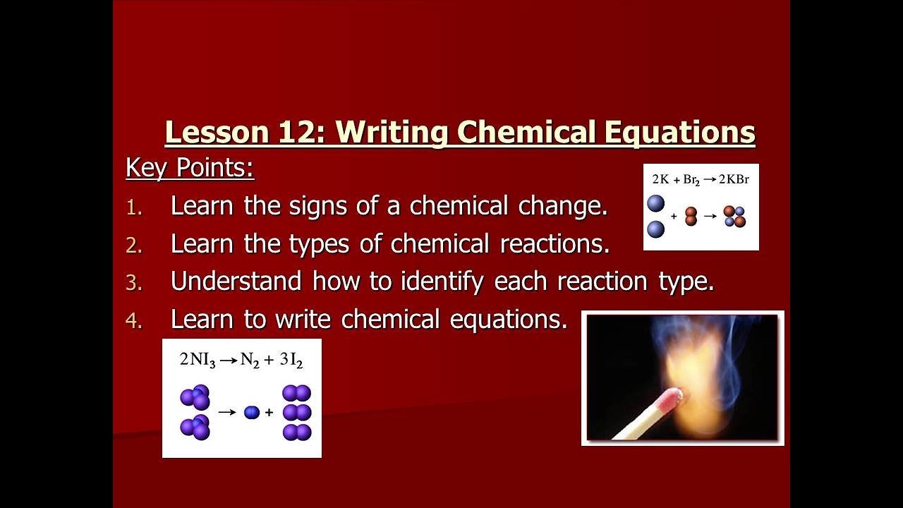 Grade 10 Science: Chemical Reactions Part 1 - YouTube