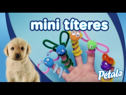 Cómo hacer mini títeres - YouTube