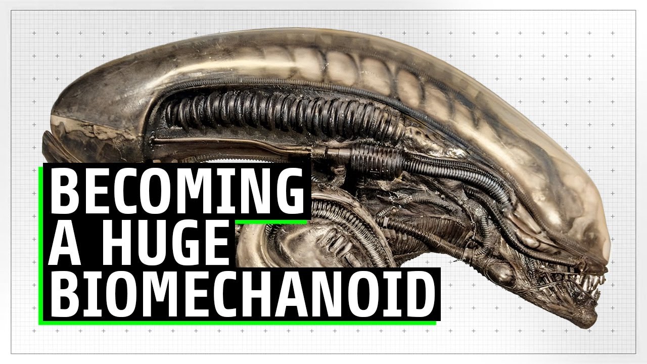 How the Alien Becomes Huge and Biomechanical - YouTube
