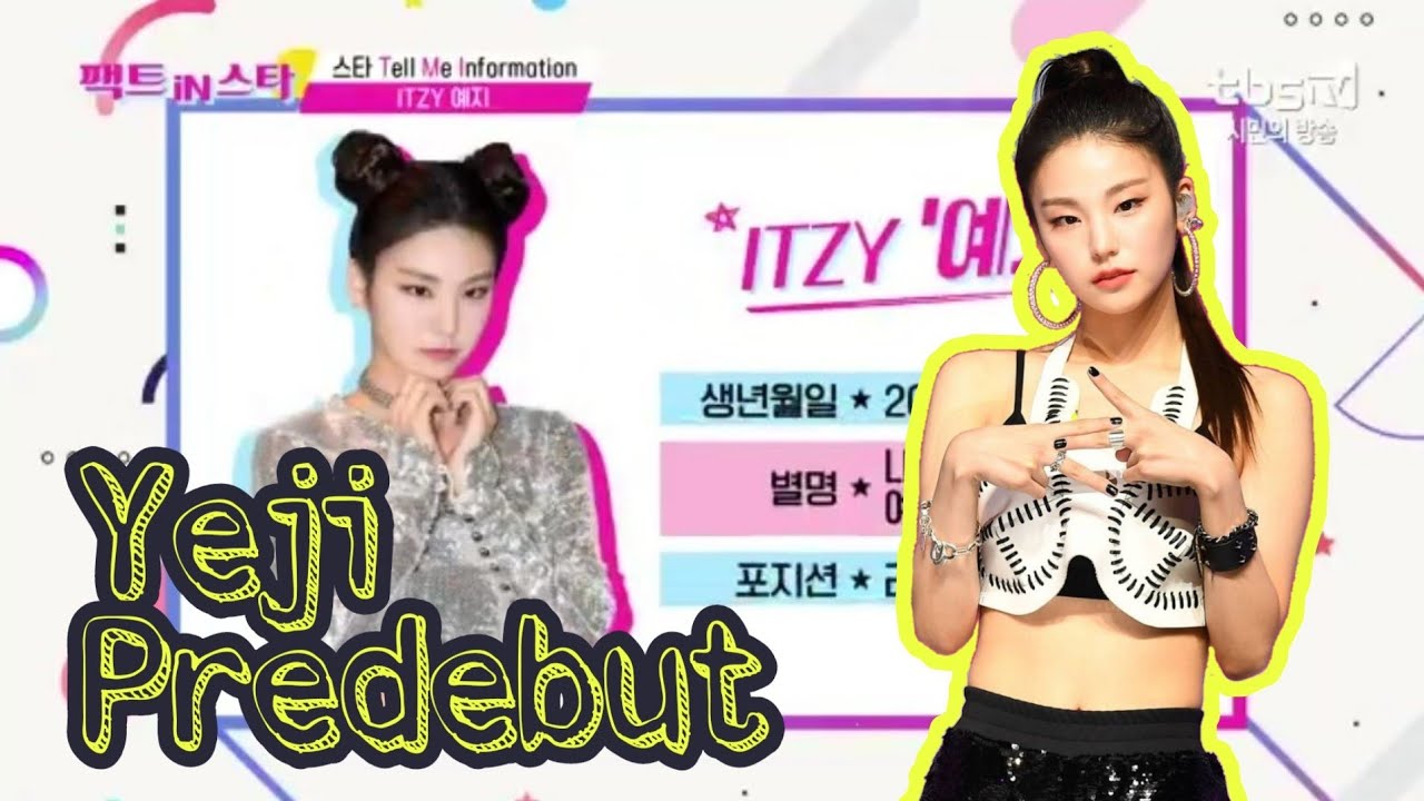 Yeji ITZY Predebut - YouTube