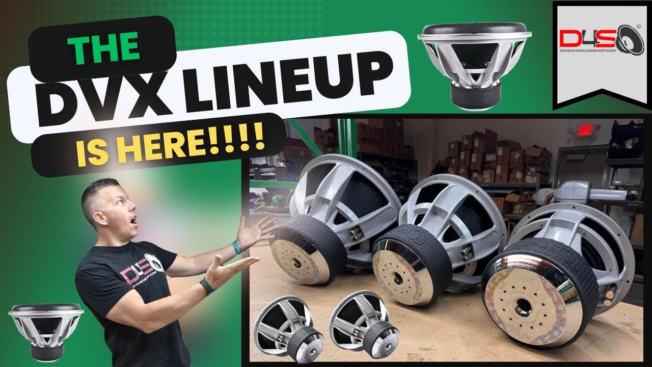 THE DVX SUBWOOFER LINEUP FROM DOWN4SOUND IS FINALLY HERE!!!! - YouTube
