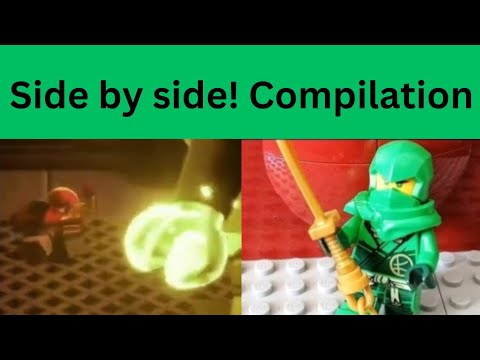 Lego Ninjago stopmotion side by side recreation compilation in episode ...