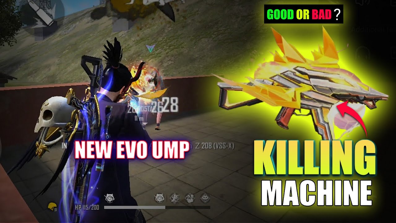 New Evo UMP Skin First Squad Rank Match Game Play With Grandmaster ...