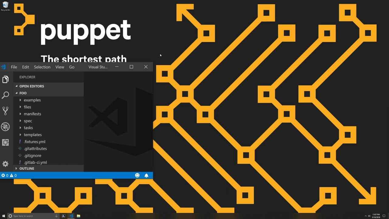 Puppet, PDK and Visual Studio Code - PDK Integration - YouTube