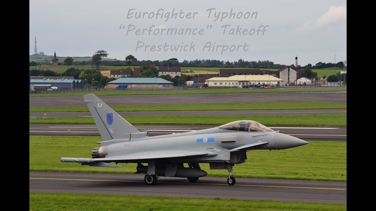 Amazing *** Typhoon Takeoff - YouTube