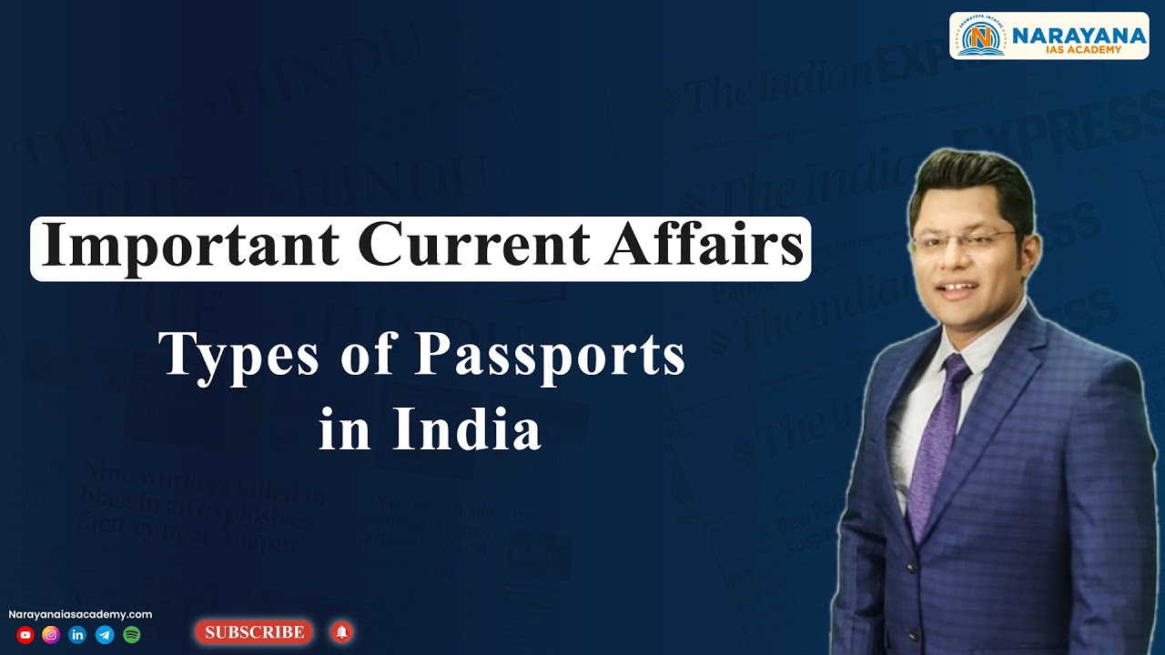 Types of Passports in India | Important Current Affairs for UPSC ...