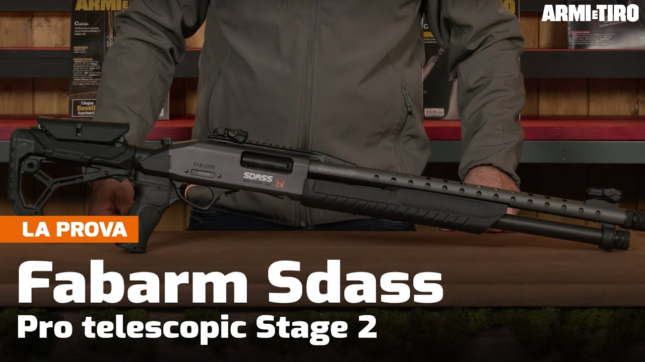 Fabarm Sdass pro telescopic Stage 2 calibro 12: il pompa tattico di ...