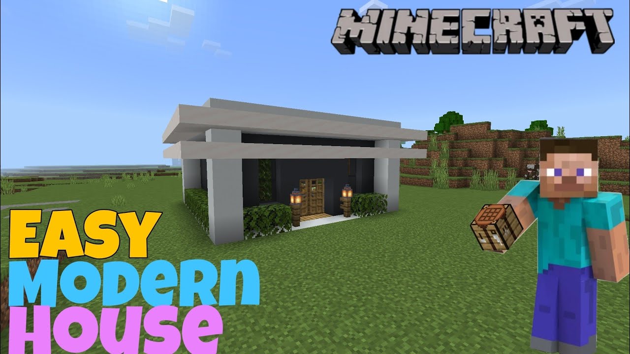 Building easy modern house 🏠 tutorial ||#Easymodernhouse,#housetutorial ...