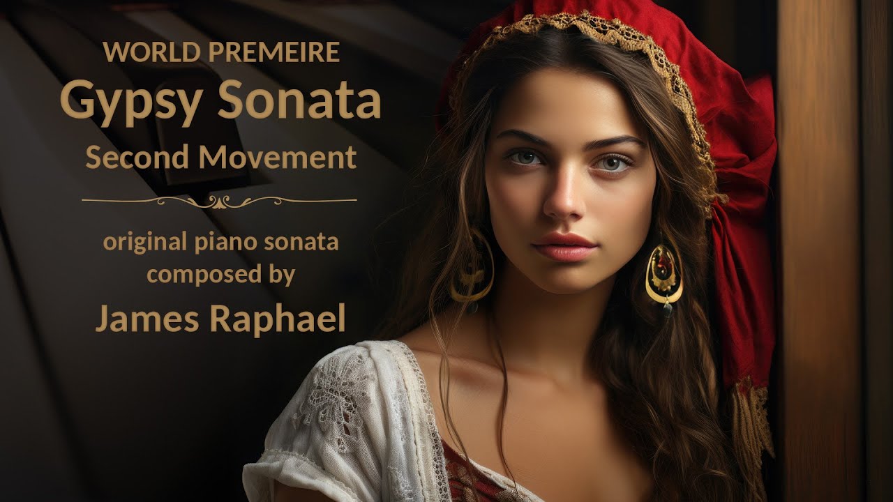 World Premiere: Gypsy Sonata, Second Movement by James Raphael - YouTube
