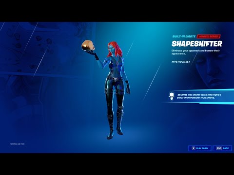 Shows how to get the mystique emote shapeshifter in chapter 2 season 4 ...