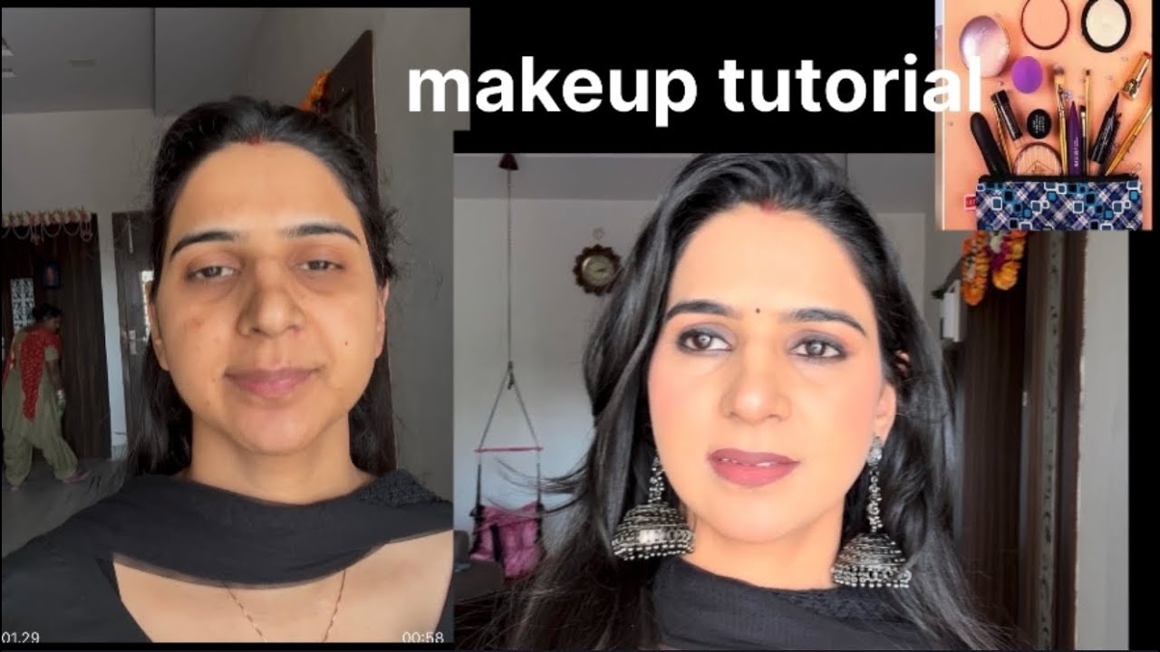 makeup for beginners ️My first makeup tutorial video …मेकअप सीखने के ...