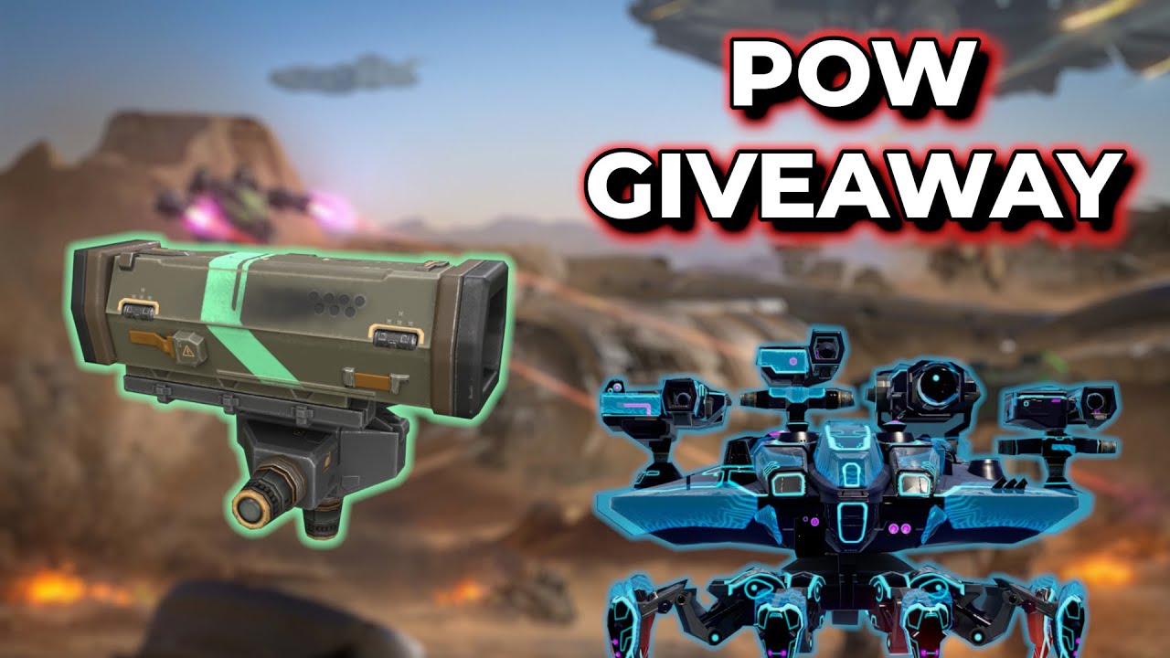 WR - Pow Giveaway + Kaji Pow Bach Boom Gameplay | War Robots - YouTube