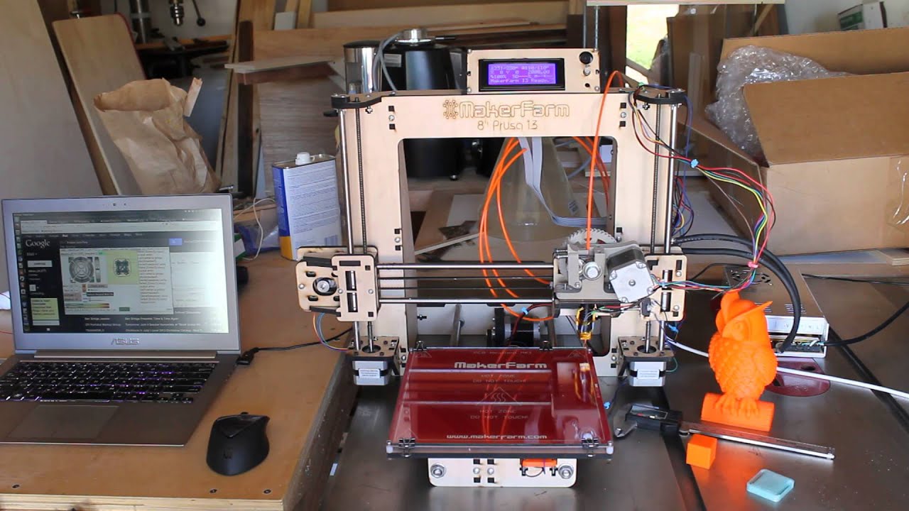Makerfarm Prusa i3 3D printer kit review - Part 1 - YouTube