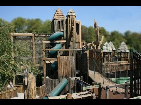 Nashville Zoo at Grassmere jungle gym kids playground - YouTube