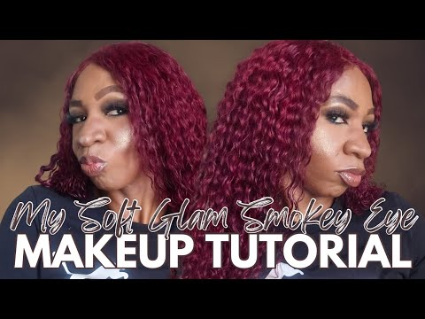 "MY SOFT GLAM SMOKEY EYE MAKEUP TUTORIAL"💋 #softglamlook # ...