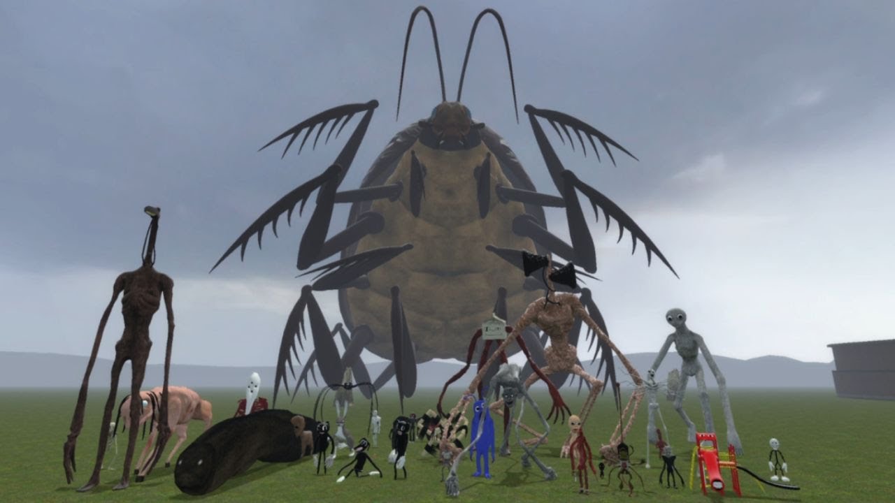 Dread Roach vs TREVOR HENDERSON Creatures in Garry's Mod GMod - YouTube