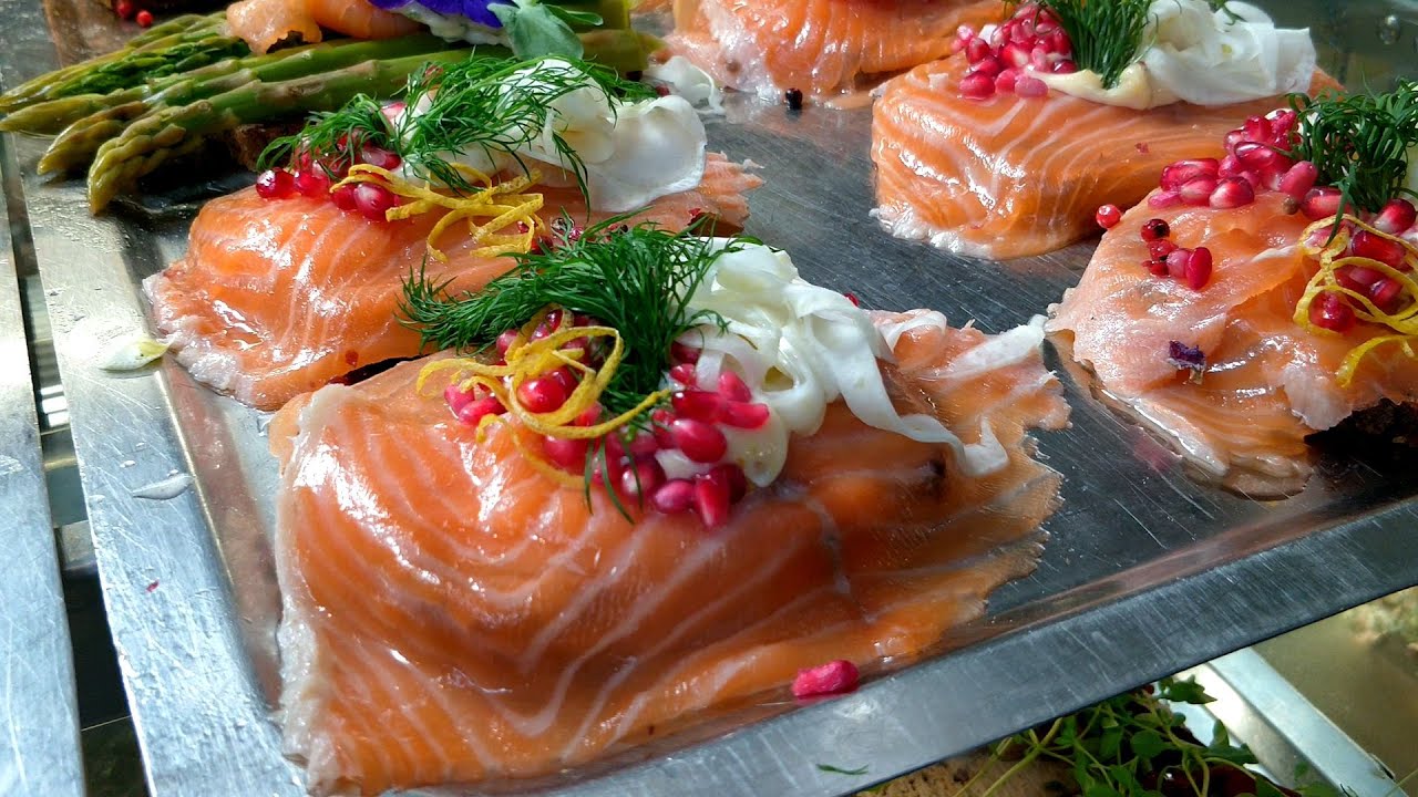 Danish Smørrebrød first taste! - YouTube