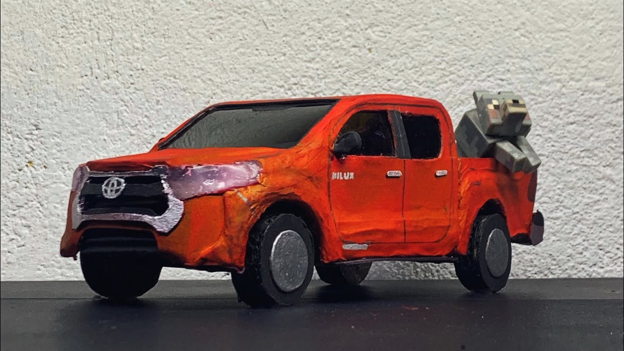 DIY Toyota Hilux | how to make toyota hilux 2025 with cardboard - YouTube