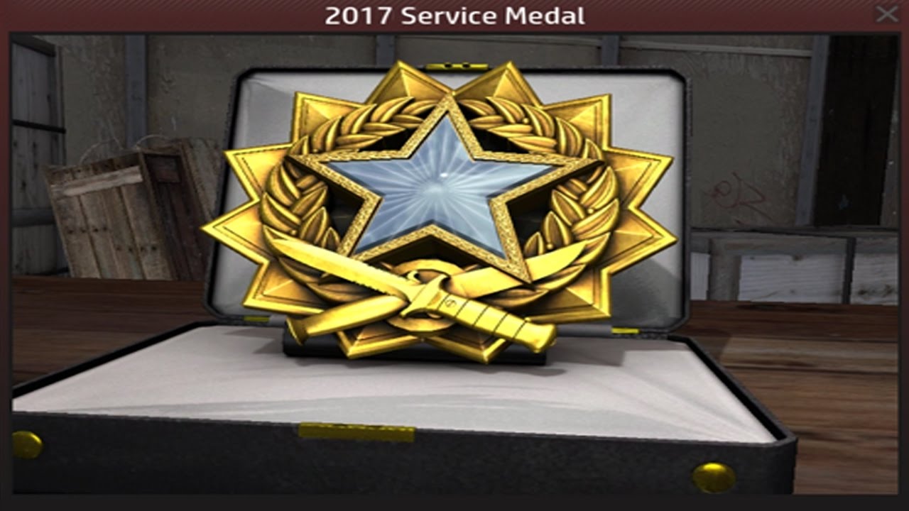 CS GO: Nueva Medalla de Servicio 2017 - YouTube
