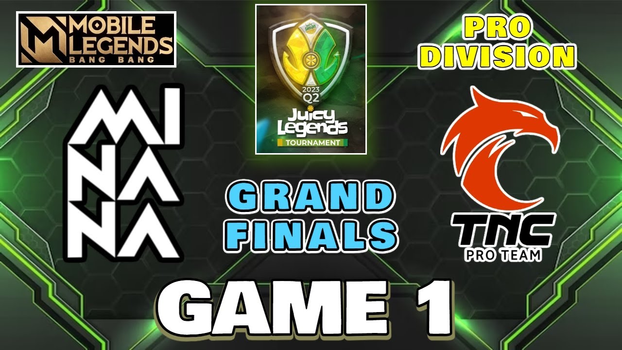 MINANA ESPORTS vs TNC PRO TEAM | Game 1 | JUICY LEGEND TOURNAMENT Q2 ...