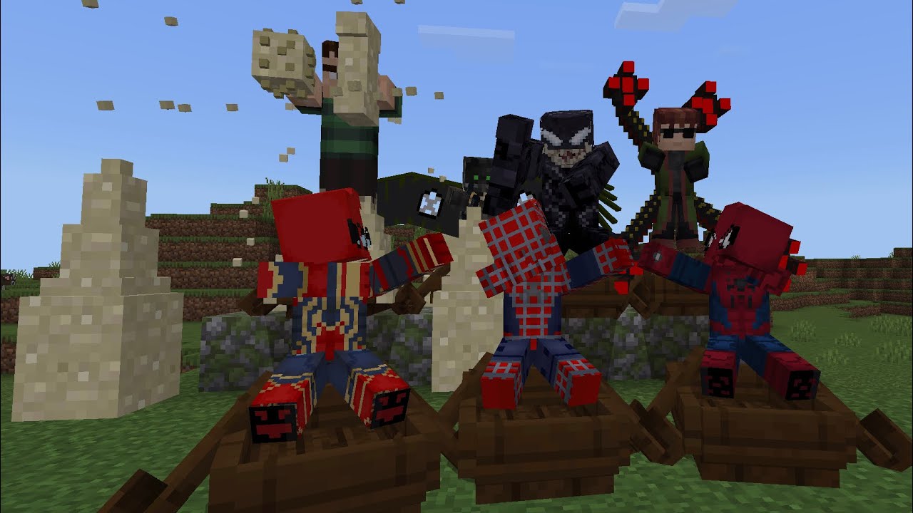 Minecraft Spider-Man No way home mod - Minecraft PE - YouTube