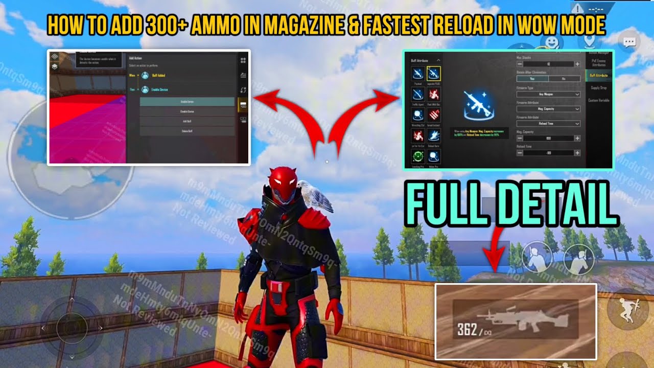 How to Add 300+ Ammo in Magazine & Fastest Reload in WOW MODE - Full ...