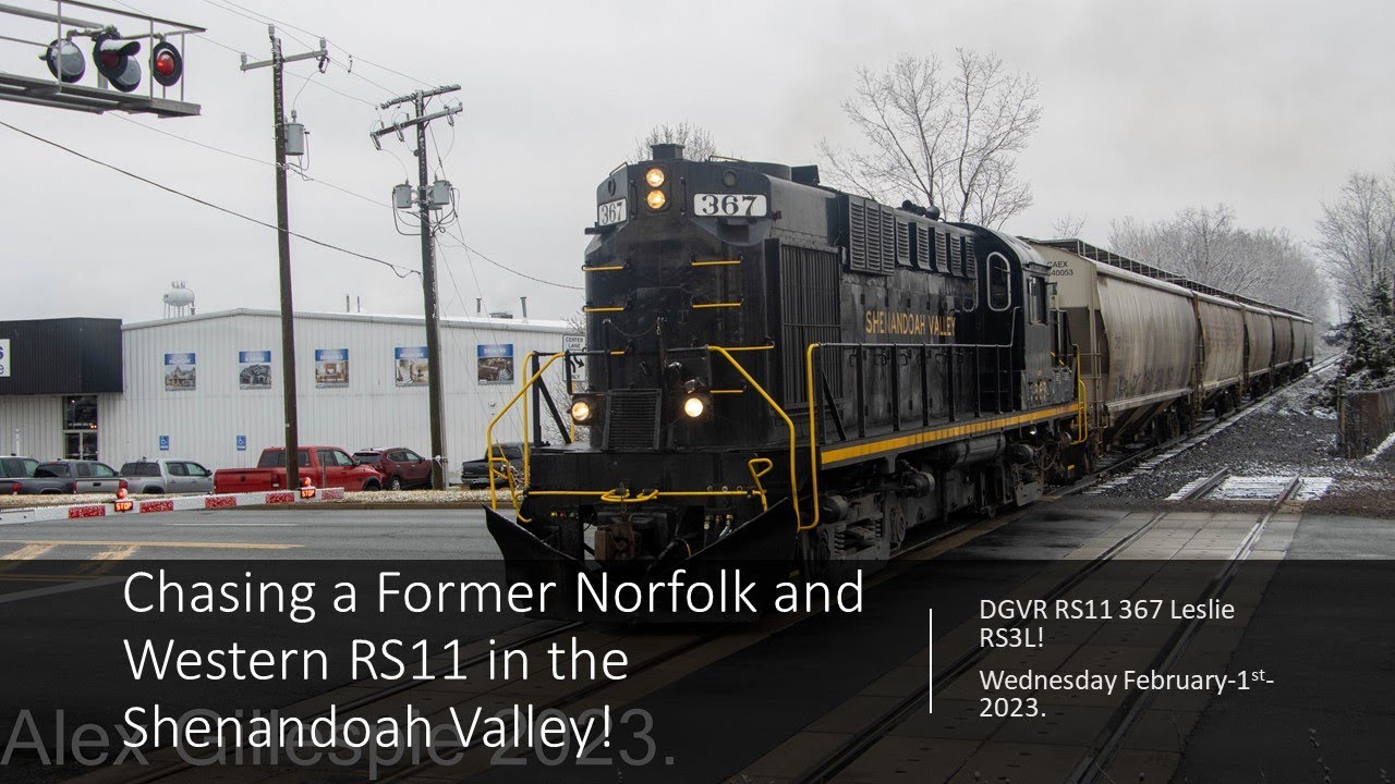 Former Norfolk and Western RS11 working in the Shenandoah Valley! 02 01 ...