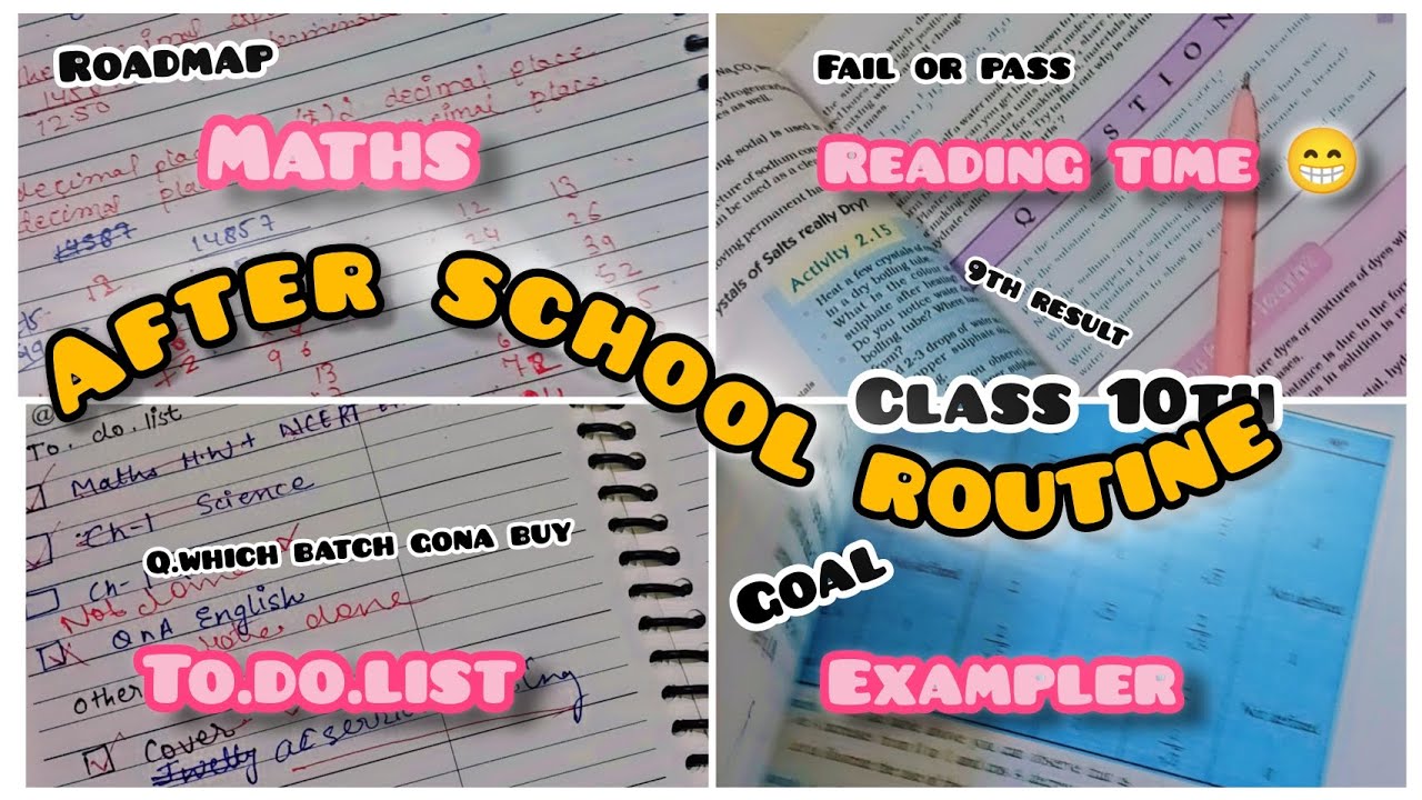📌After school routine🥰 as a💫 cbse 10th grader |tips, roadmap etc|💫#Hawk ...