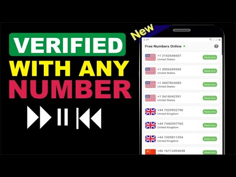 How To Get USA Phone Number For SMS Verification - Get FREE NUMBER For ...