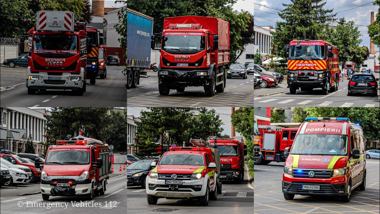 Pompierii Smurd / Smurd firefighters in / în Timisoara - YouTube