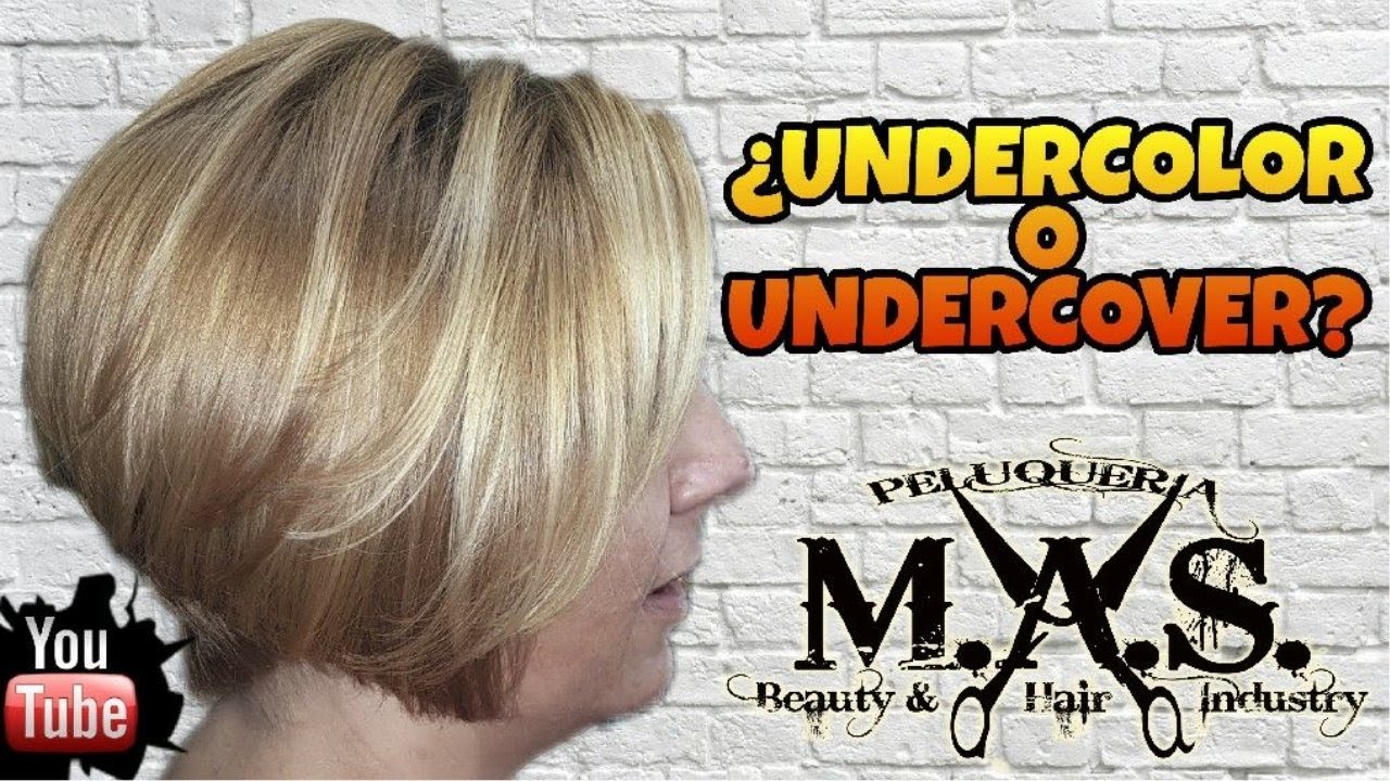 Cabello Color Rubio UNDERCOLOR UNDERCOVER Hair tutorial step by step ...