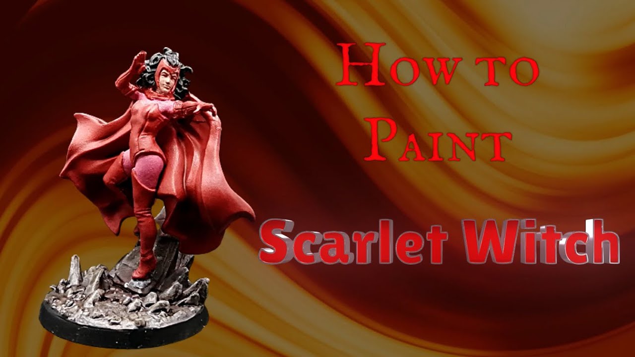 How to Paint Marvel Zombies Scarlet Witch - YouTube