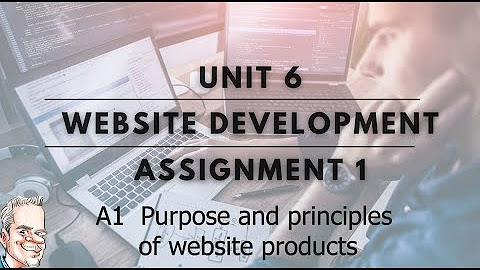 Unit 6 - Website Development - YouTube